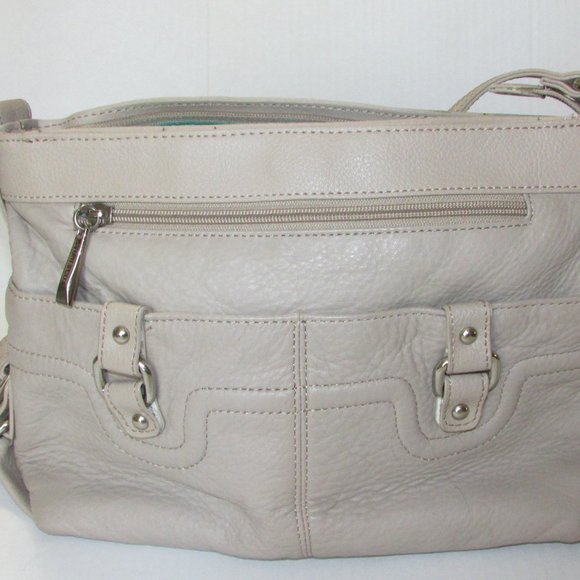 Stone & Co. | Bags | Stone Co Purse Handbag Leather Ivory Off White ...